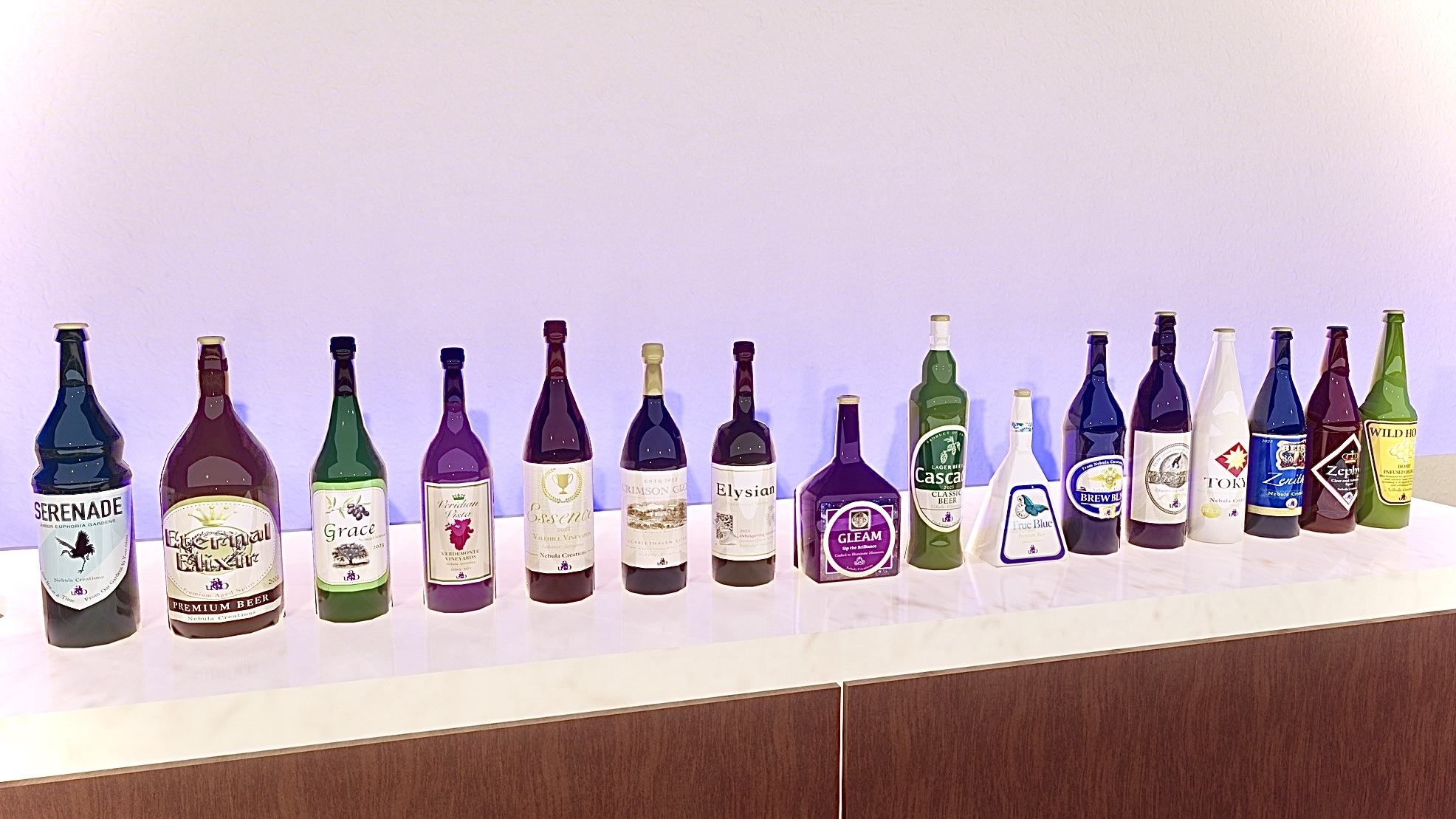 世界のビールとワイン飲み比べセット Nebula Beer Wine - Nebula Creations - BOOTH