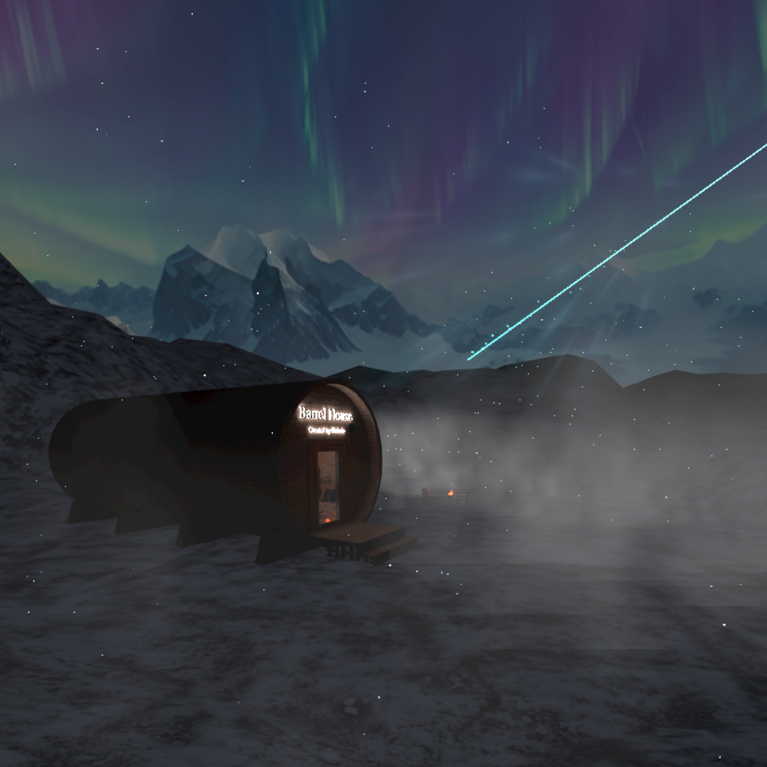 【VRChat・cluster向けワールド】Barrel House (Day/Night) - Nebula Creations - BOOTH