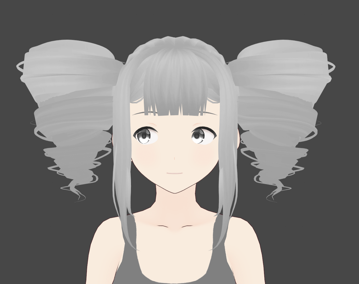 {vroid stable} drill hair preset - kibunne - BOOTH