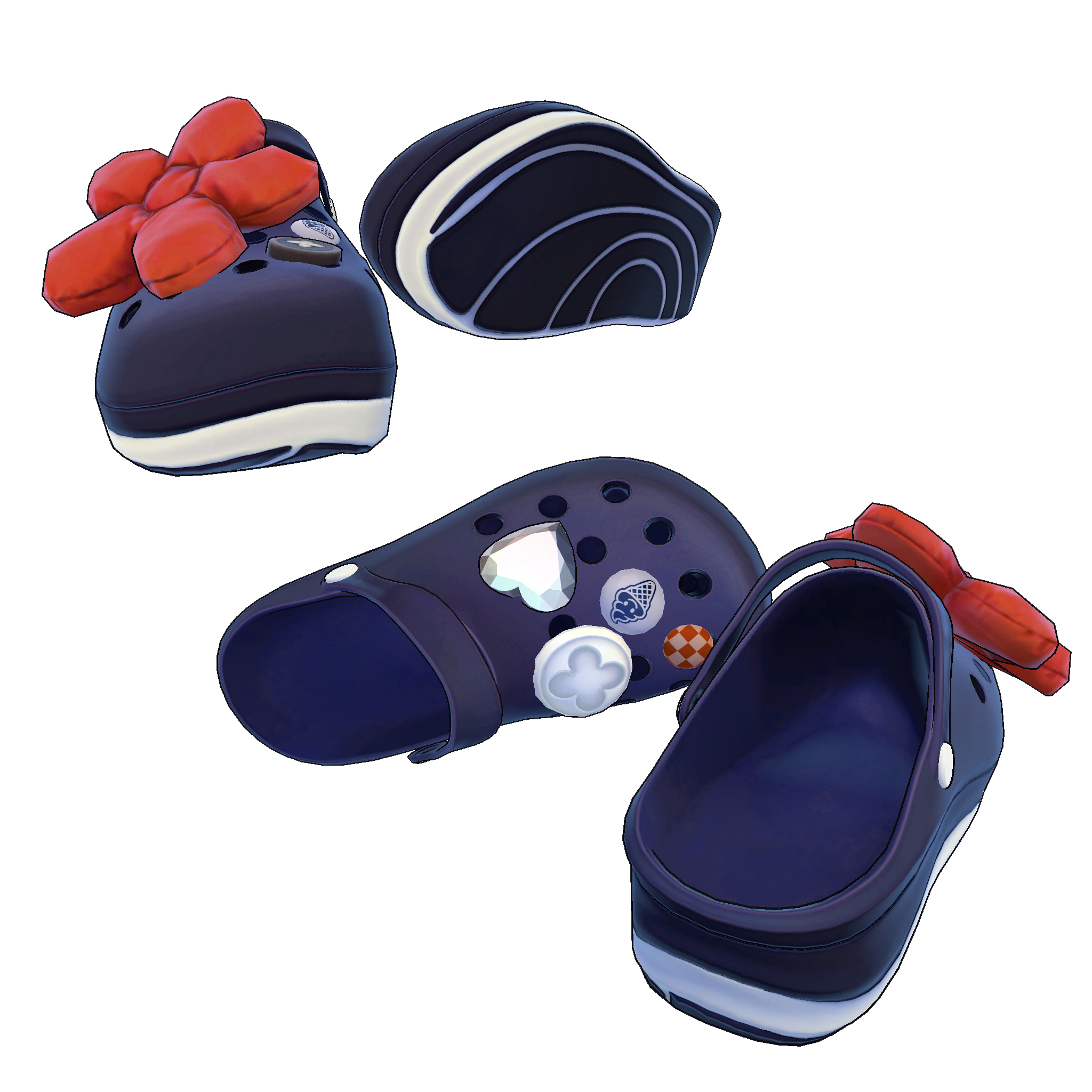 [Deco Crocs]かわいいデコクロックスパック（5色・8体アバター対応） - ShinyQ - BOOTH