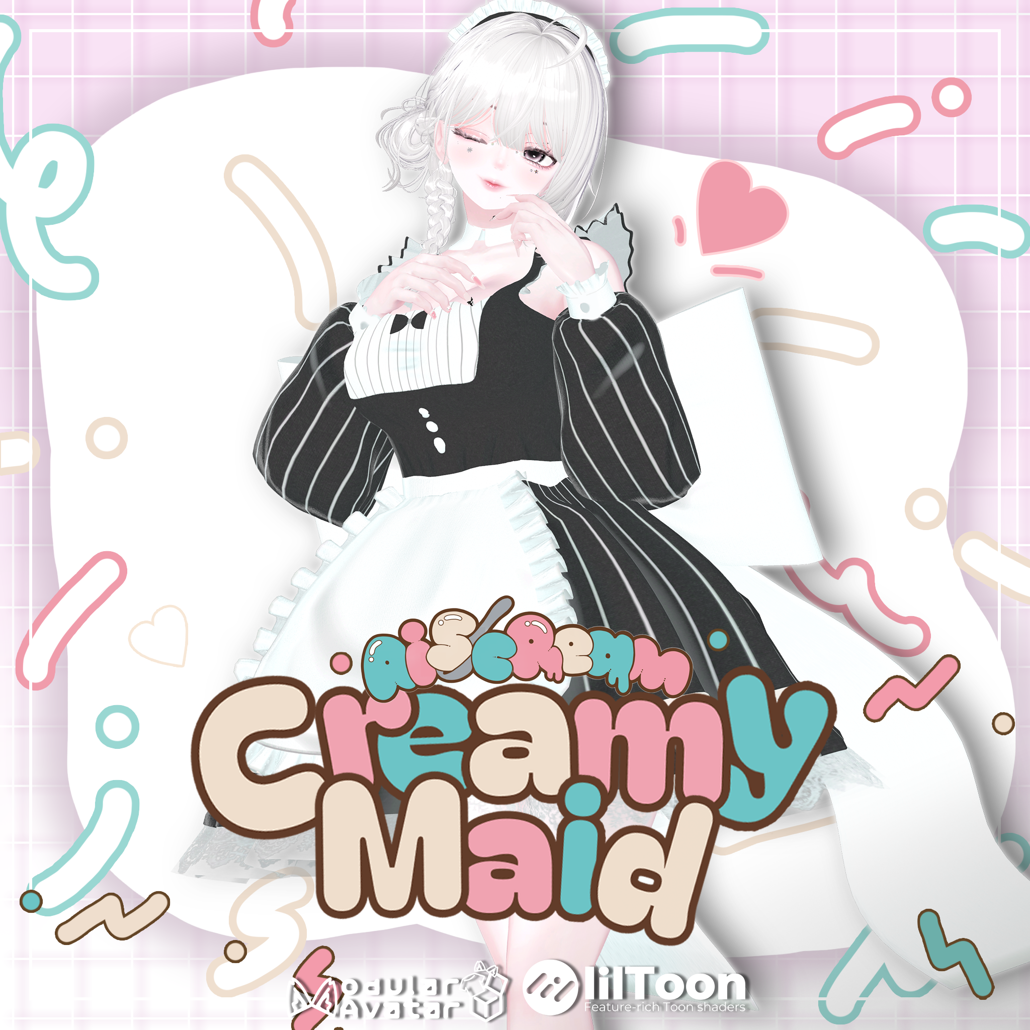 【20人】 ♡Cramy Maid♡ 【VRChat想定】 - Amairo - BOOTH