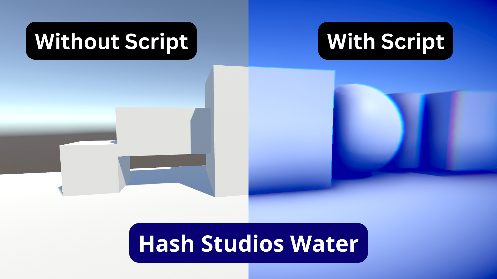 Hash Studios Water / ハッシュタグスタジオウォーター [UdonSharp] [SDK3] - Hash Studios LLC - BOOTH