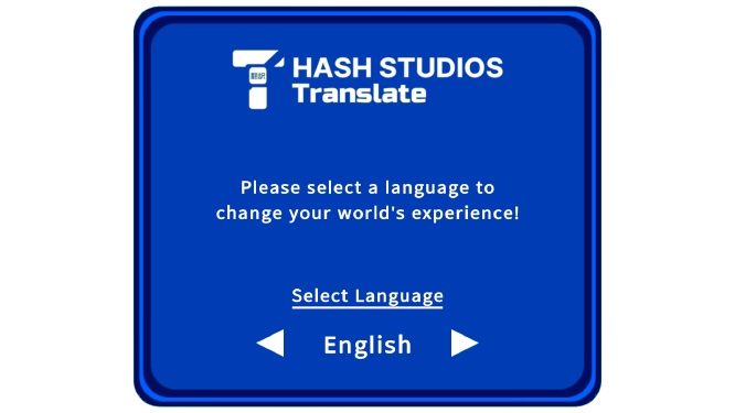 Hash Studios Translate / ハッシュスタジオ翻訳 [UdonSharp] [SDK3] - Hash Studios ...