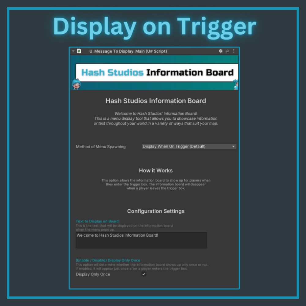Hash Studios Information Board / ハッシュスタジオズ・インフォメーションボード [UdonSharp] [SDK3] - Hash Studios LLC ...