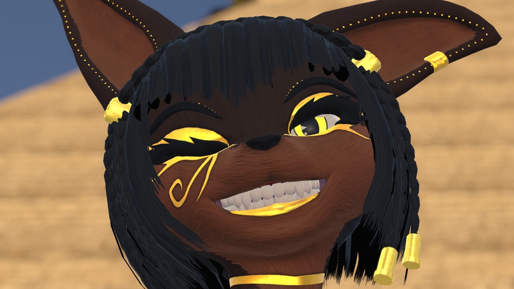 Anubis [VRC + Blender Rig] (Quest Update) - Reivene3D - BOOTH