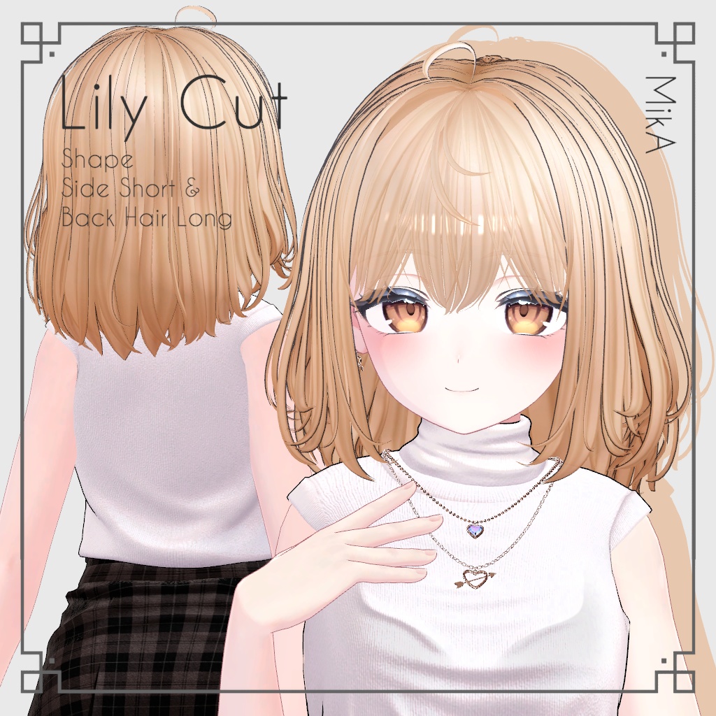 ️‍🔥[8 Avatars] Lily Cut Hair - MikA - BOOTH