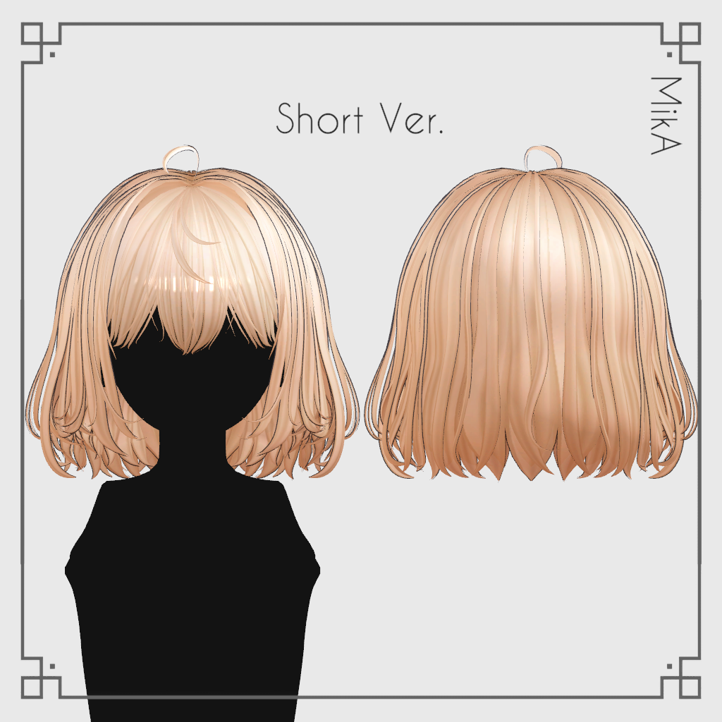 ️‍🔥[8 Avatars] Lily Cut Hair - MikA - BOOTH