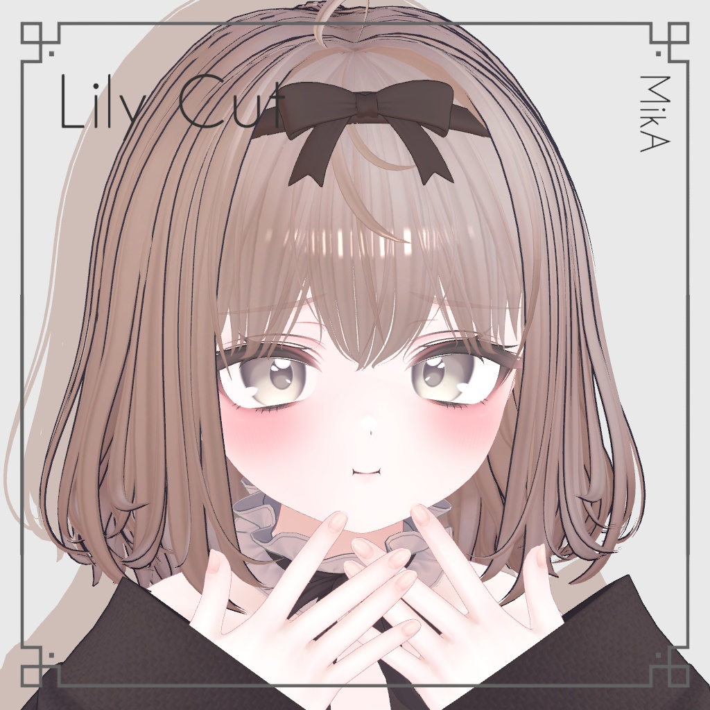 ️‍🔥[8 Avatars] Lily Cut Hair - MikA - BOOTH