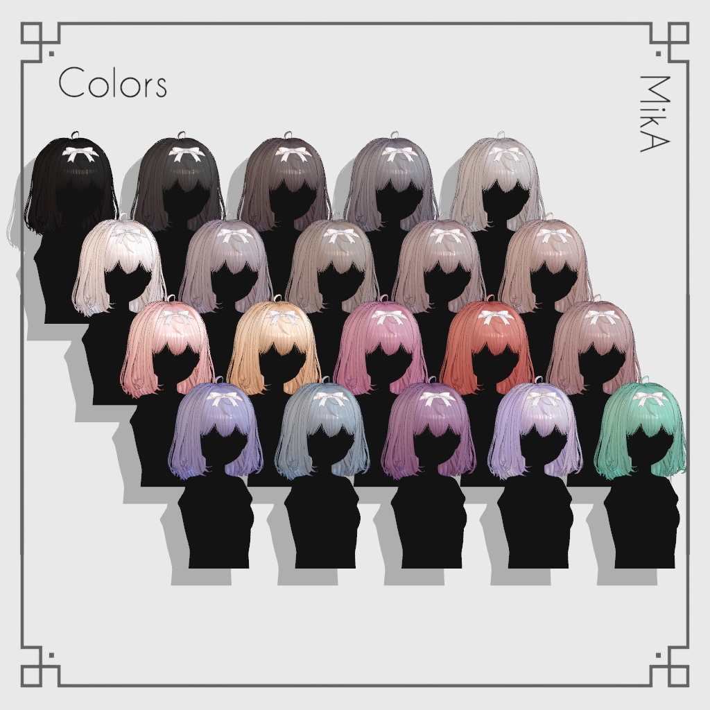 ️‍🔥[8 Avatars] Lily Cut Hair - MikA - BOOTH