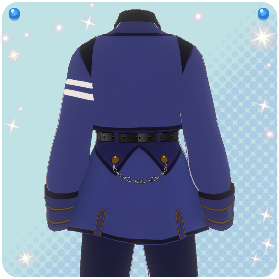 【VRoid用ドレスセット】軍服風メンズ服(Military Style Men's Clothing) - 卯デザインラボ - BOOTH
