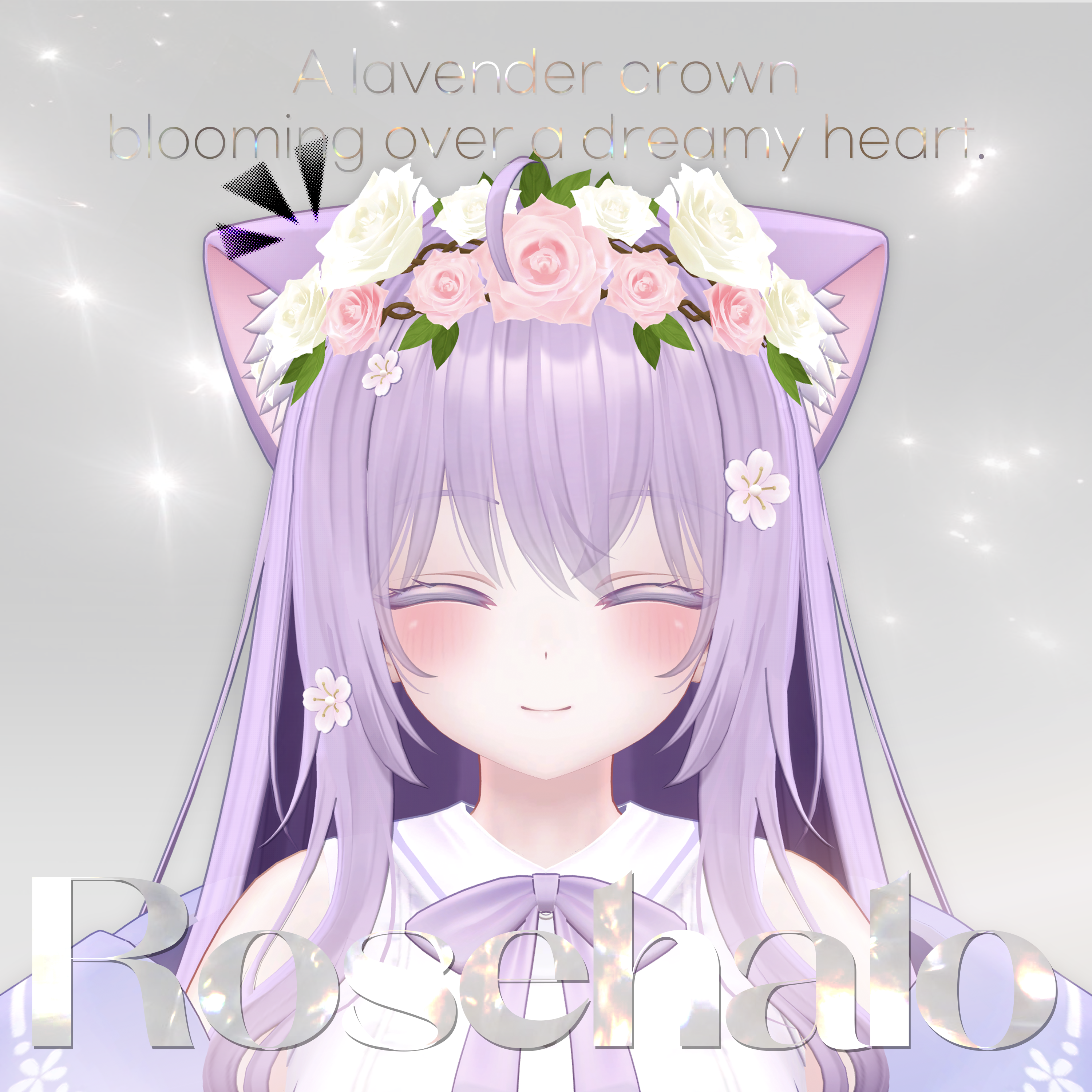 [VRC] Rose Halo (Flower Crown) - HATCH Planet - BOOTH