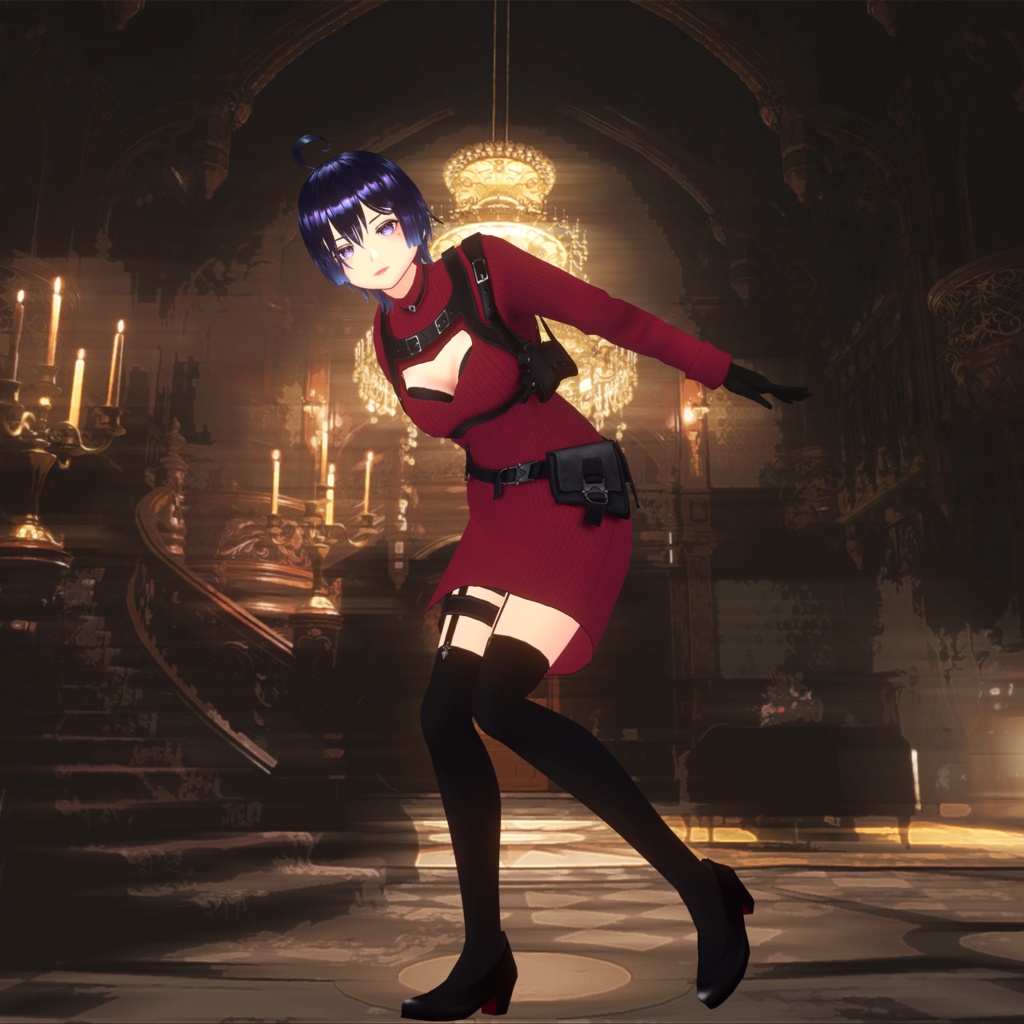 Ada Wong Outfit from Resident Evil [Vroid stable Ver.] custom item ...