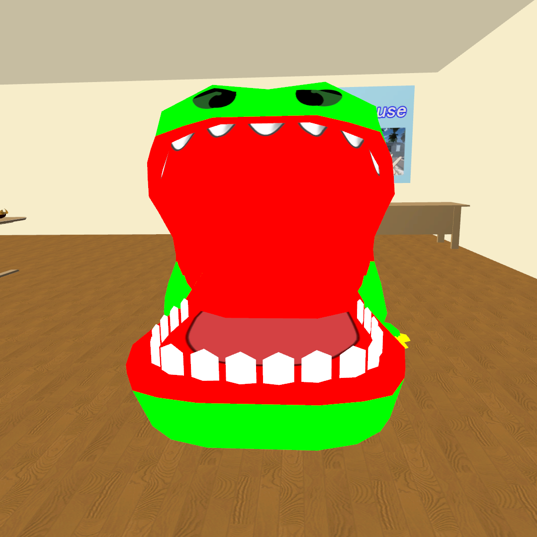 Crocodile Teeth Toy【VRChatワールドギミック】 - ziston Shop - BOOTH