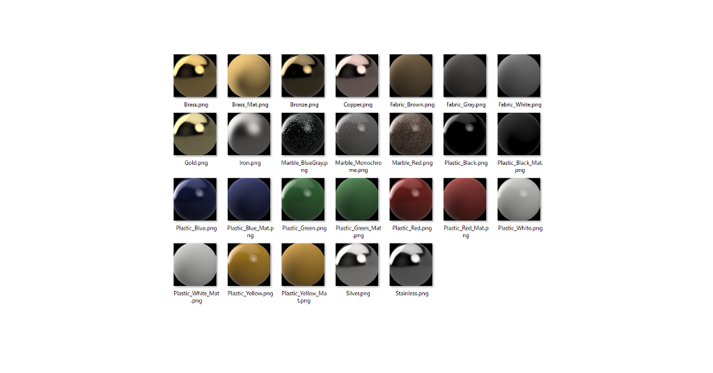 MatCapテクスチャ詰合せ（金属・プラスチックなど） - ziston Shop - BOOTH