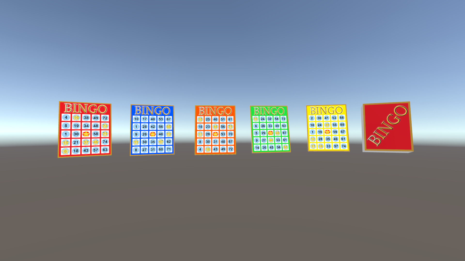 Bingo Game【VRChatワールドギミック】 - ziston Shop - BOOTH