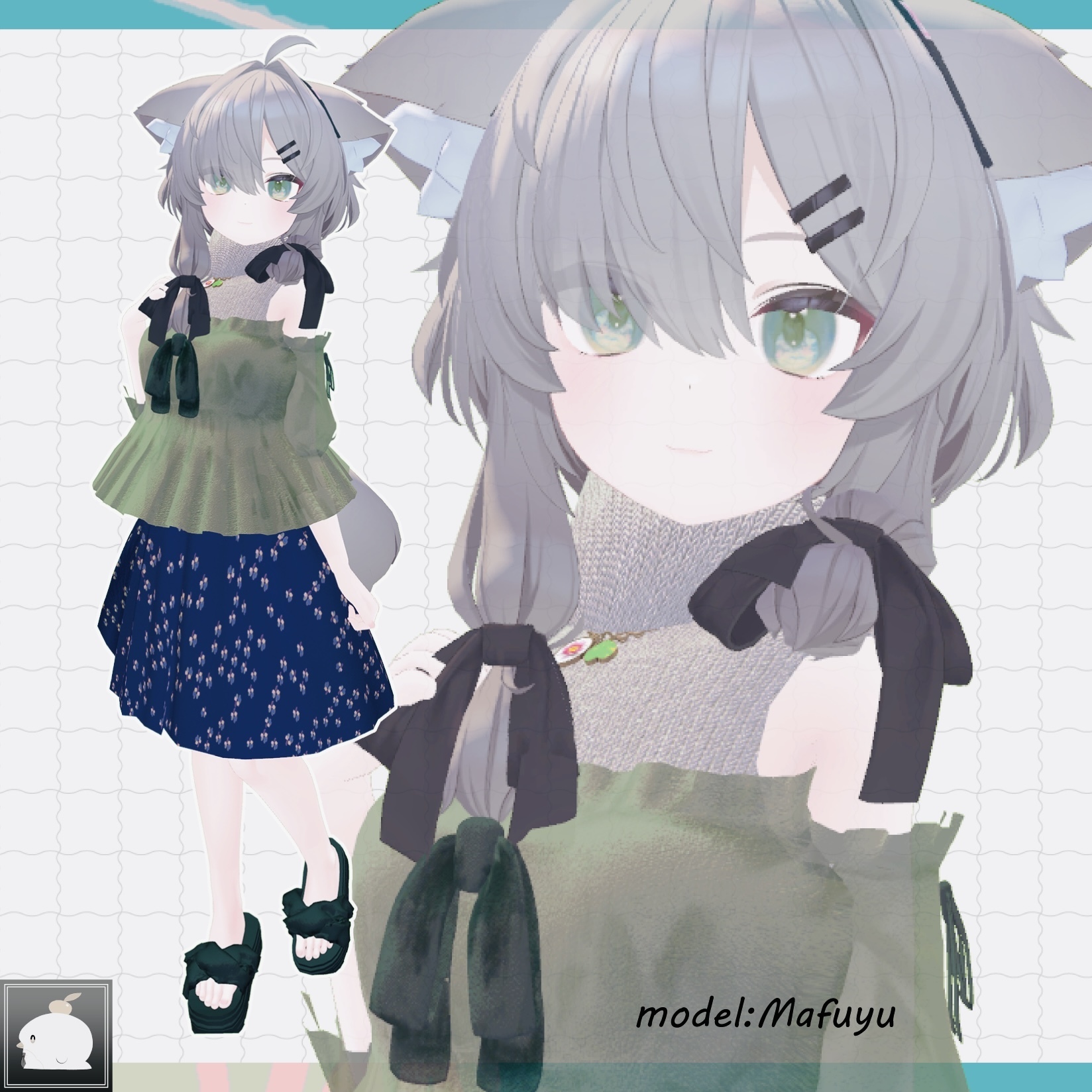 【3アバター対応】Nympheas【VRChat向け衣装】 - Hue & Silhouette - BOOTH