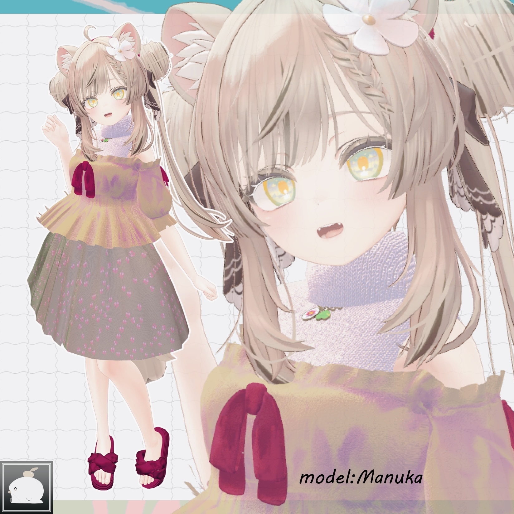 【3アバター対応】Nympheas【VRChat向け衣装】 - Hue & Silhouette - BOOTH