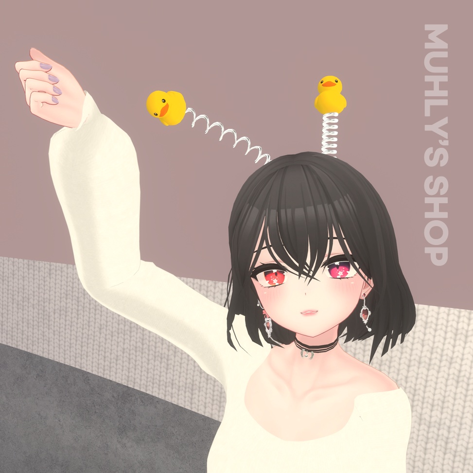 [VRChat想定] ばね鴨 (Spring Duck) [Phys Bone] - Muhly Shop - BOOTH