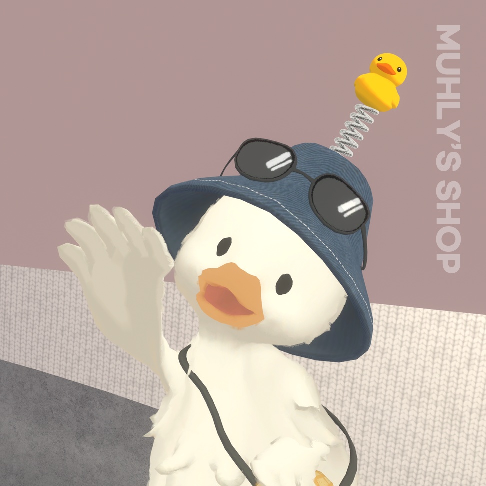 [VRChat想定] ばね鴨 (Spring Duck) [Phys Bone] - Muhly Shop - BOOTH