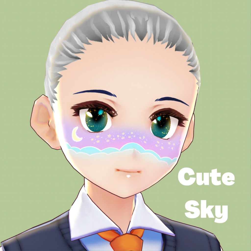 [ VRoid ] Halloween Face paint 2 || FREE - nottanavery - BOOTH