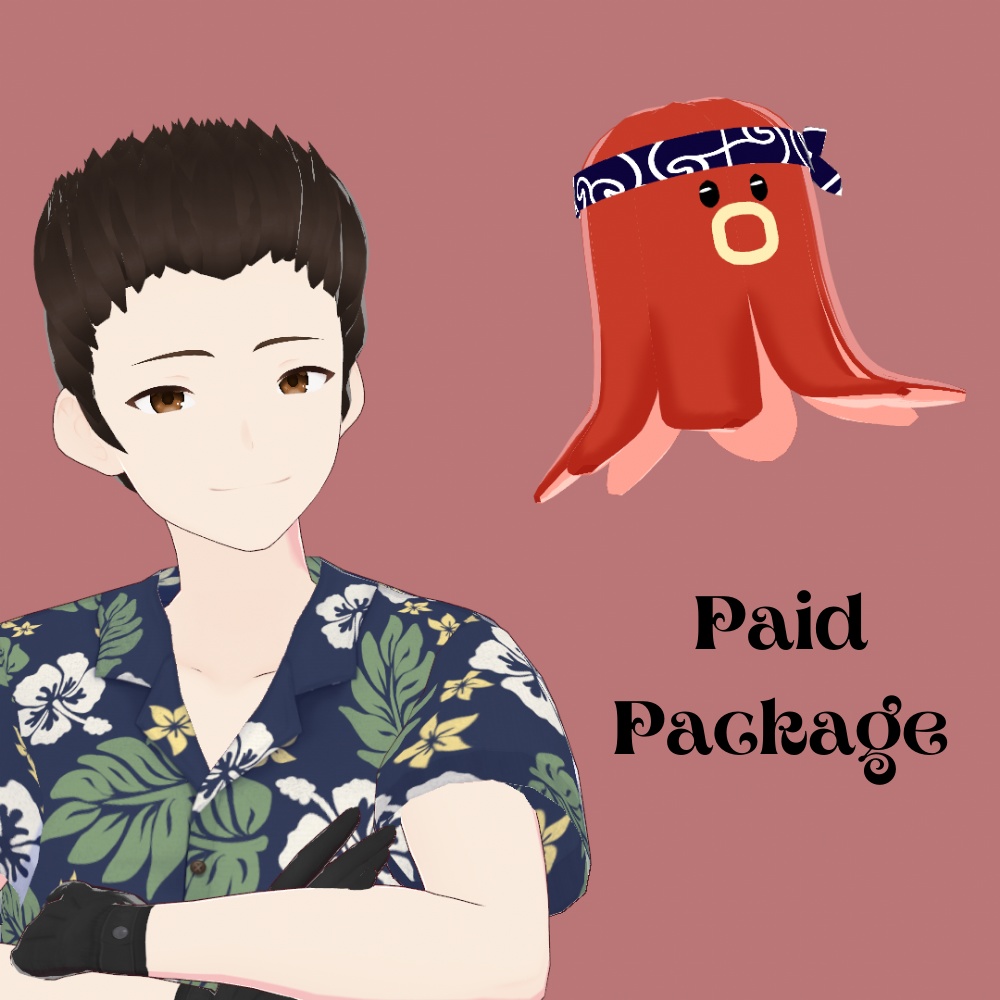 [ VRoid ] Octodog Buddy || FREE Base - nottanavery - BOOTH