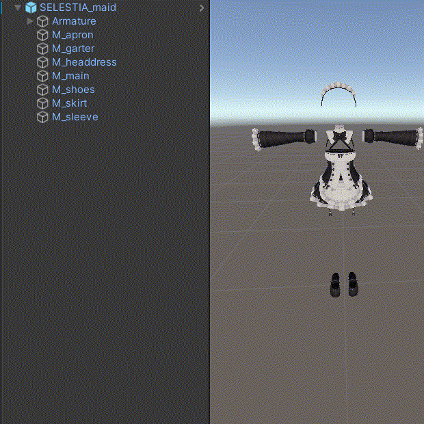 【VRChat】Cloth Separator (Unity Tool) - cooki - BOOTH