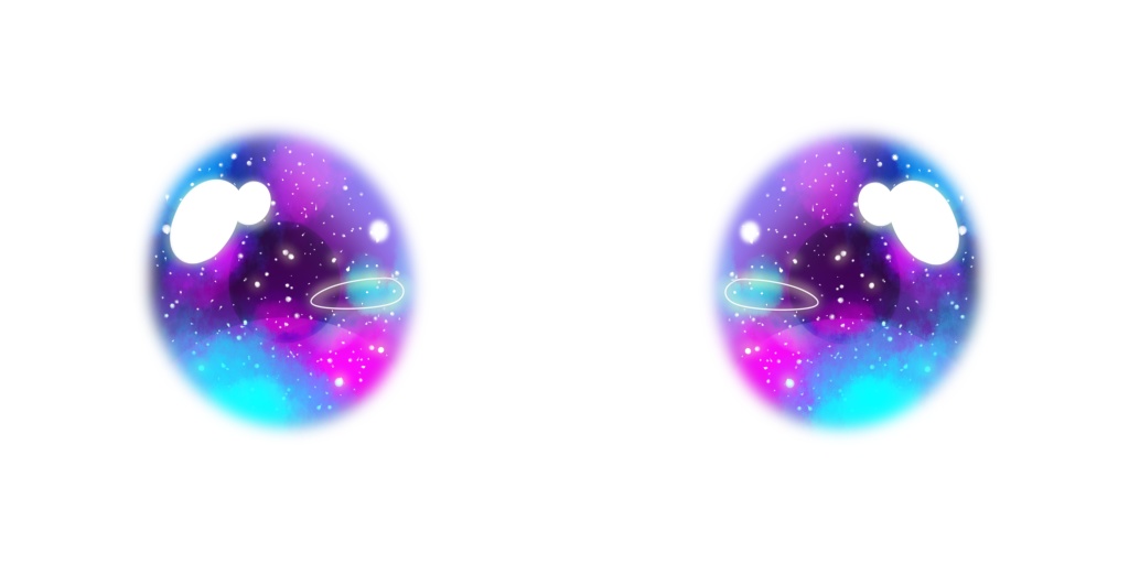 Vroid Eyes Texture Pack eyeline Eyelash Included Yatsu Booth 7B6