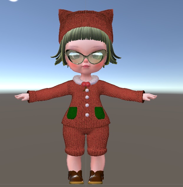 NEW!!!めかぶちゃん3Dアバター [VRChat想定] - MEBA-Fish - BOOTH