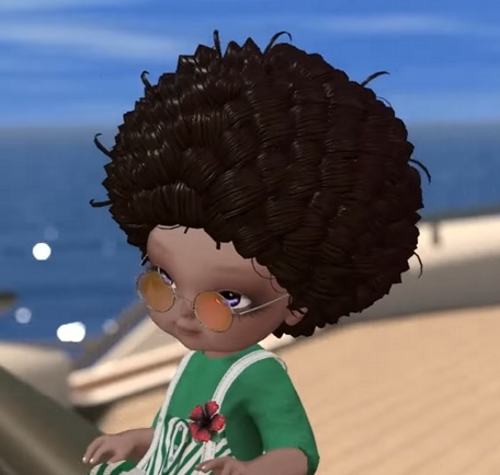NEW!!!アフロヘアー[VRChat想定] - MEBA-Fish - BOOTH