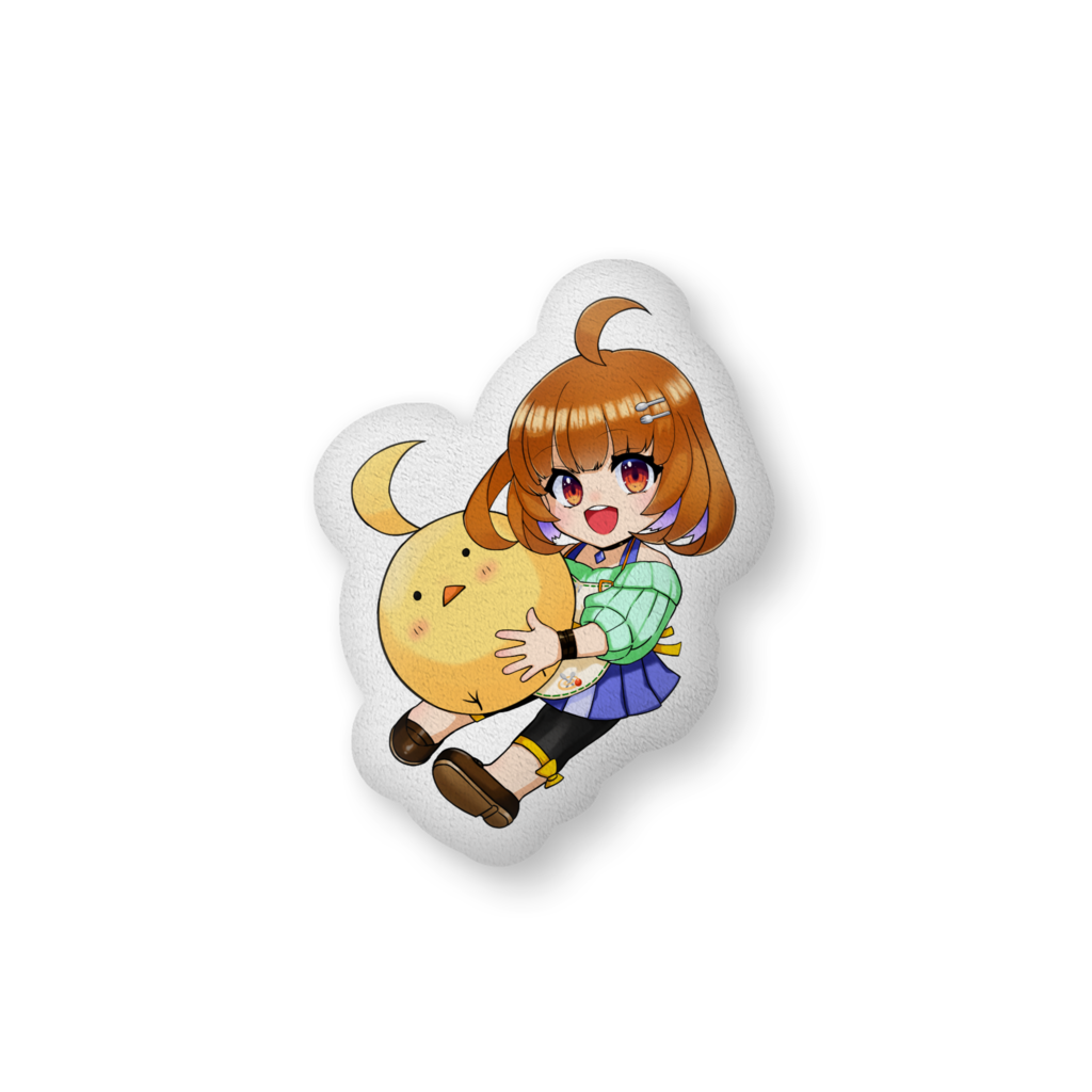 ぴょこ推し！ふかふかクッション - ぴよぴよアホ毛製作所 - BOOTH