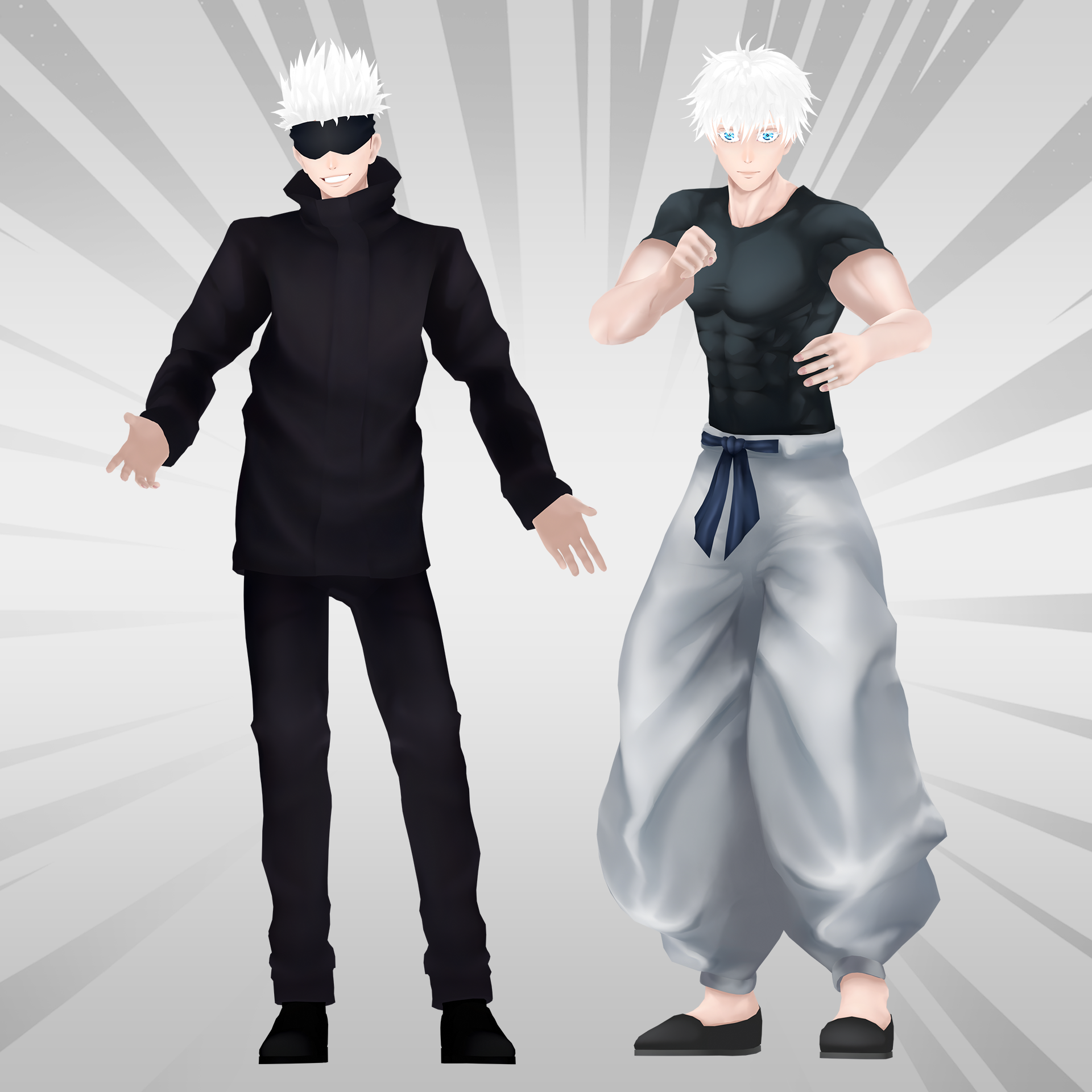 Satoru Gojo VRChat Avatar - xraxory - BOOTH