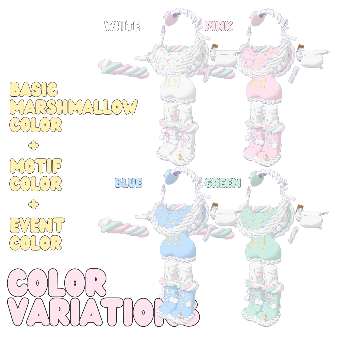 【まめふれんず対応】Marshmallow POP - arigatousagi - BOOTH