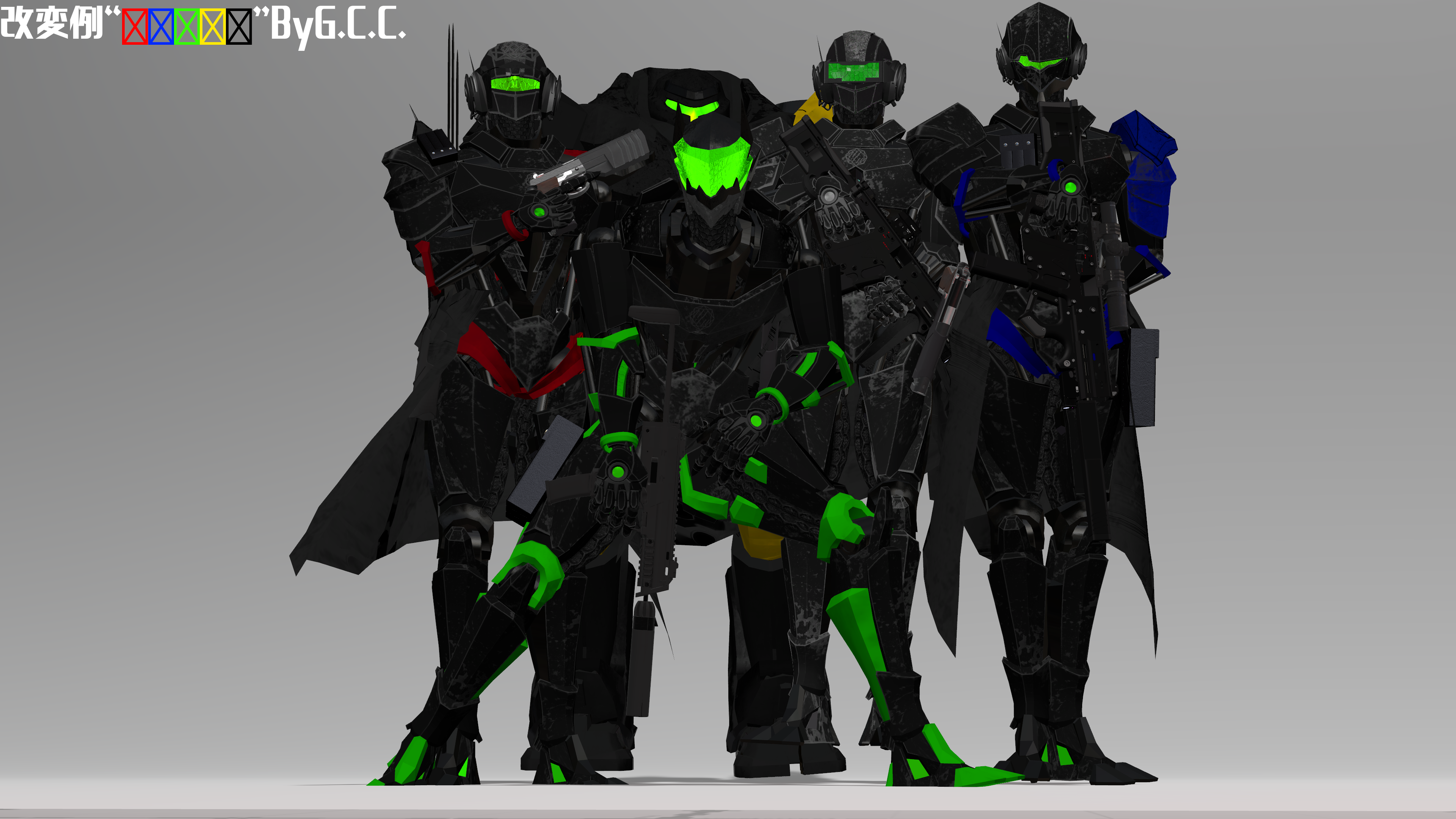 〈オリジナル3Dモデル〉エグゼクター -Executor- - DogInu - BOOTH