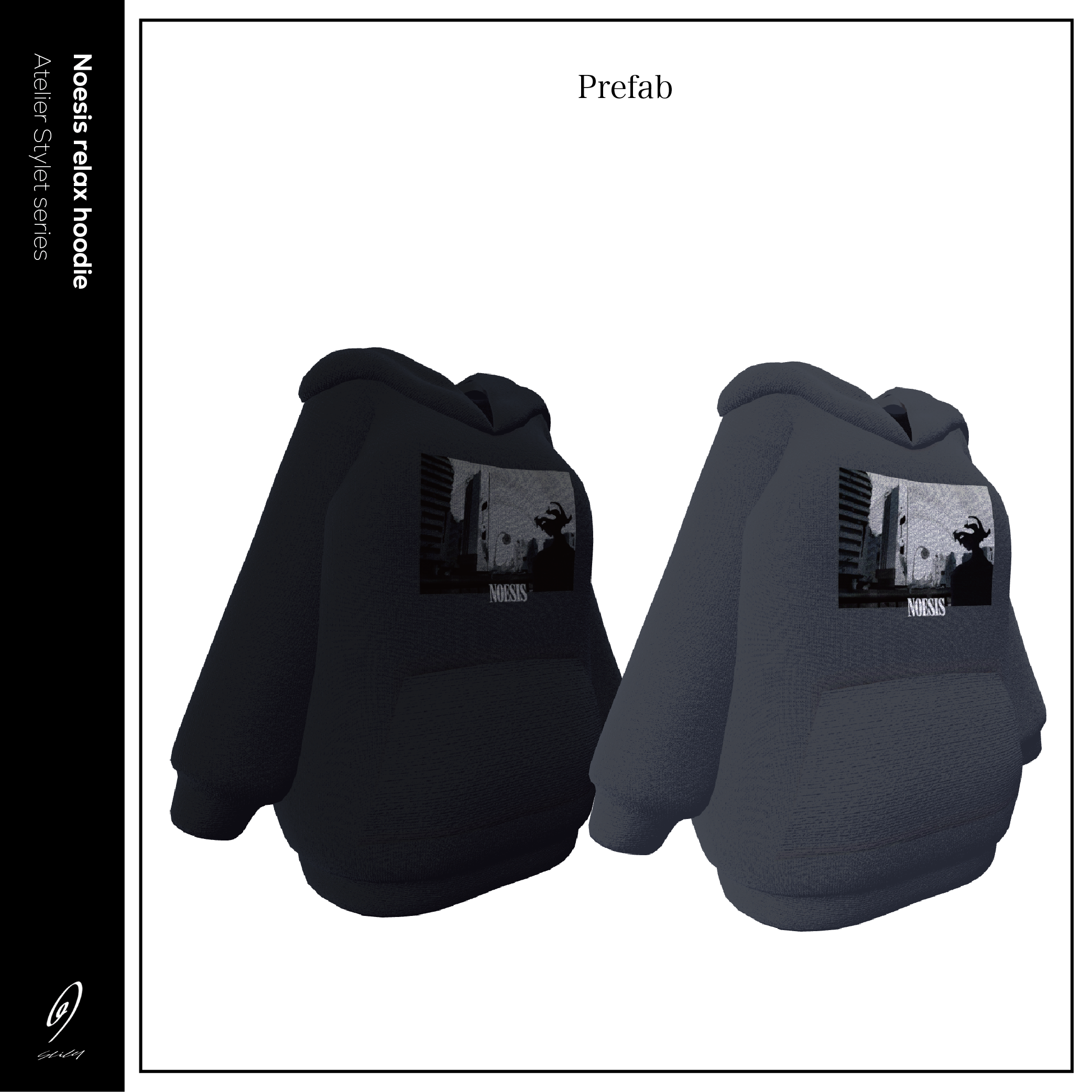 【真央専用衣装】Noesis Relax Hoodie/sweatshirt hoodie【VRChat向け衣装モデル】 - Atelier ...