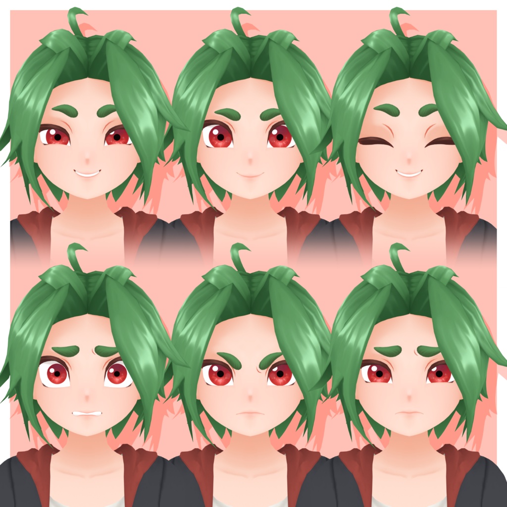 [Zui] 3D Model (VRChat Avatar) - horsefeathers - BOOTH