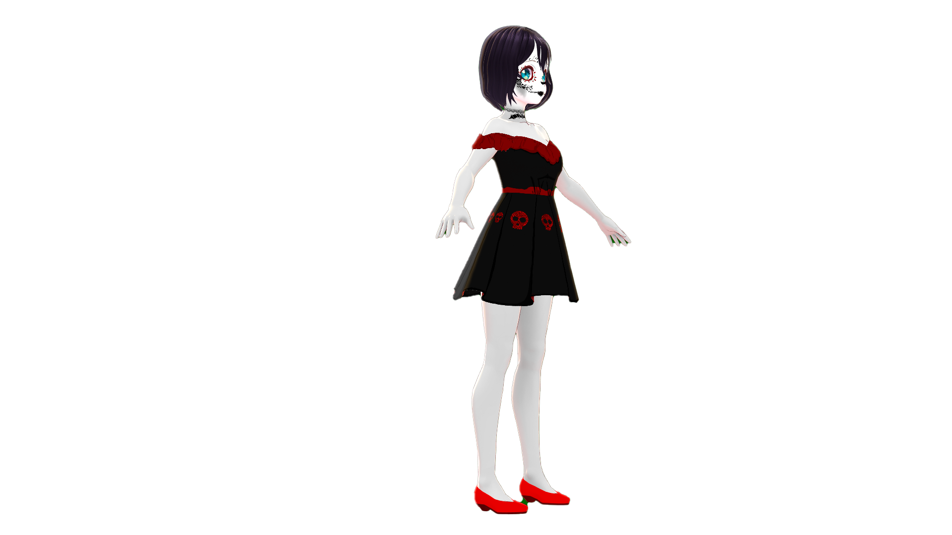 Kat - Katrina model for Vroid ( Halloween ) - ghan - BOOTH