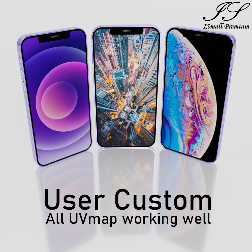 VRChat_iPhone12 ProMax Purple Limited Edition - ISmall STUDIO - BOOTH