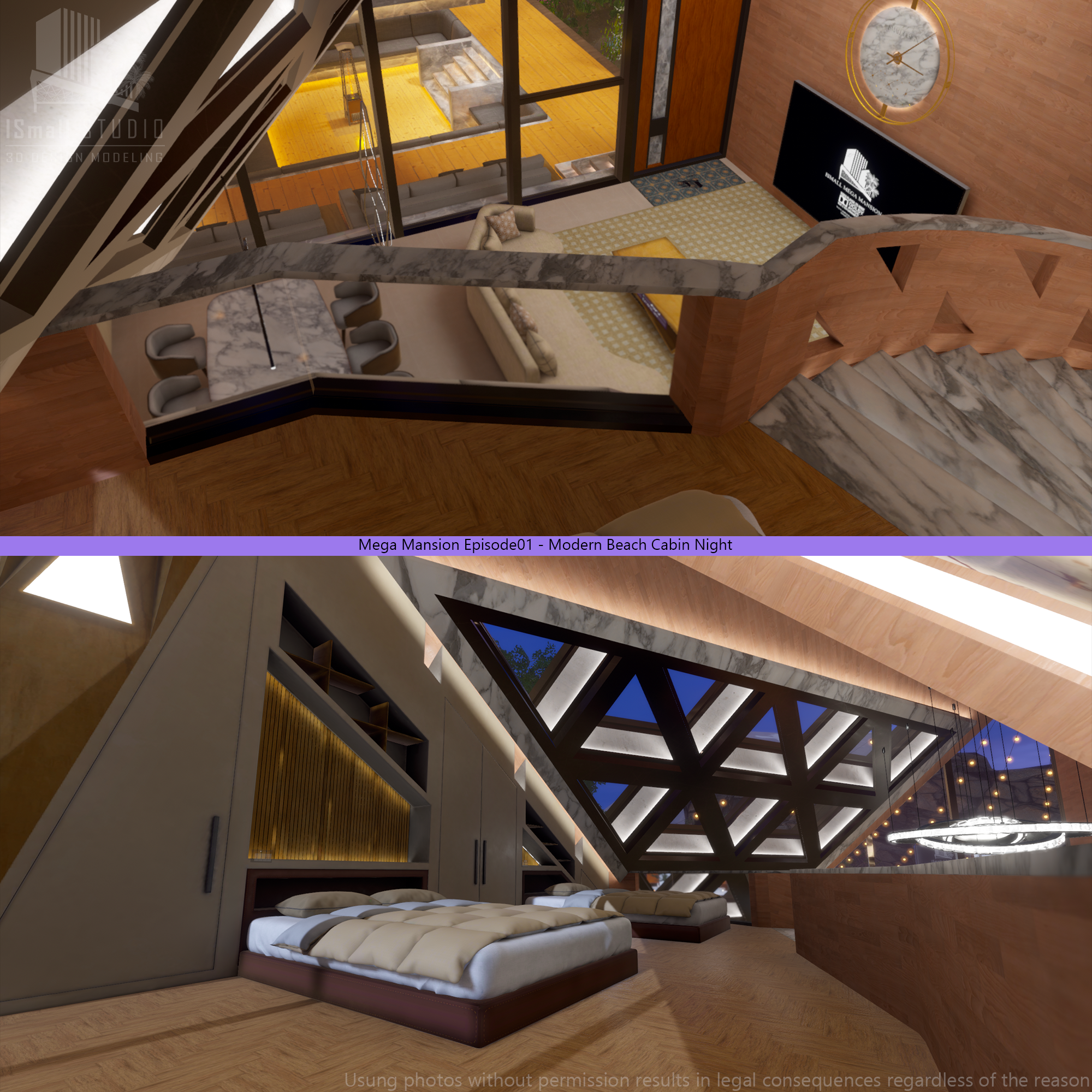 Mega Mansion Episode01 Modern Beach Cabin - ISmall STUDIO - BOOTH