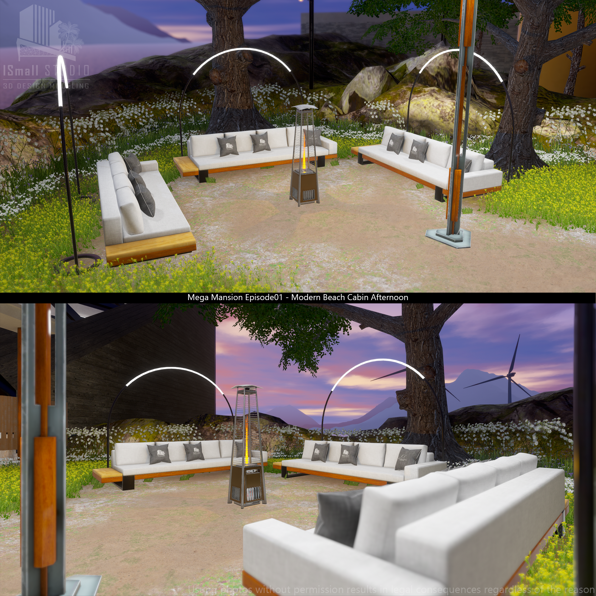 Mega Mansion Episode01 Modern Beach Cabin - ISmall STUDIO - BOOTH