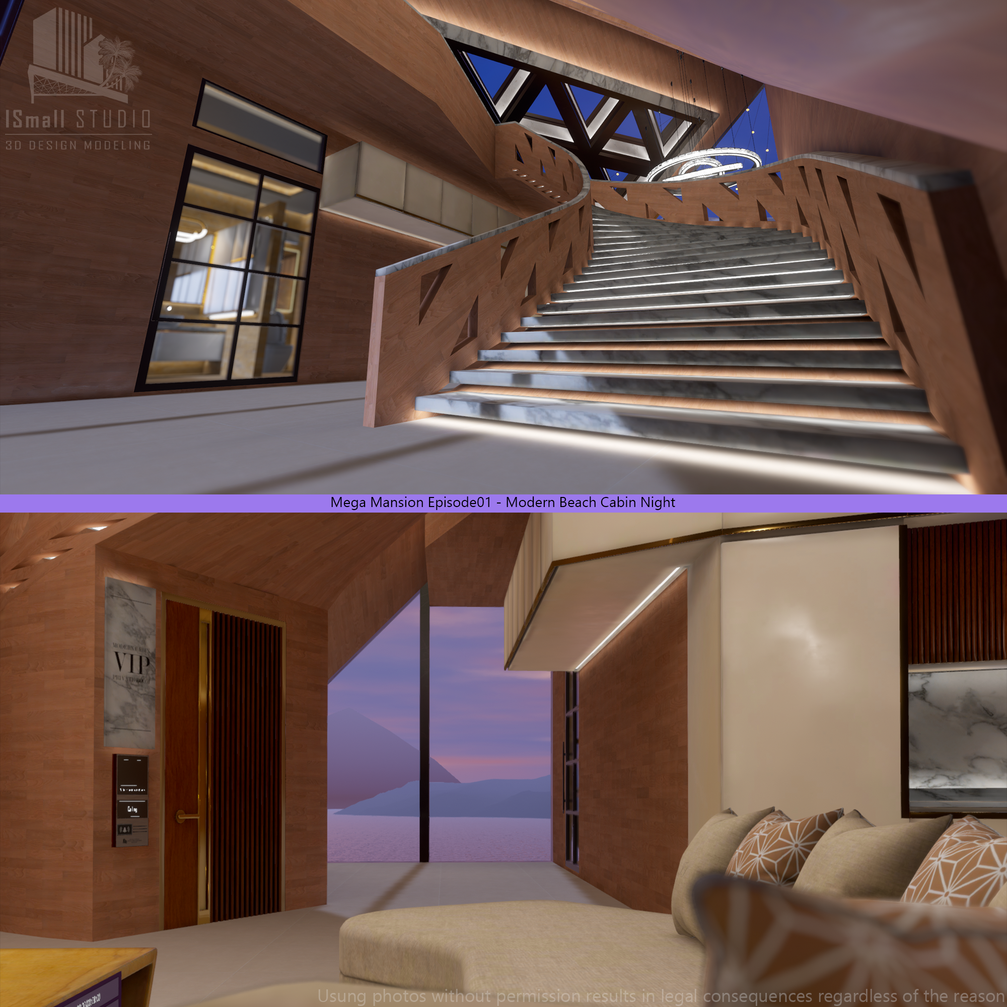 Mega Mansion Episode01 Modern Beach Cabin - ISmall STUDIO - BOOTH