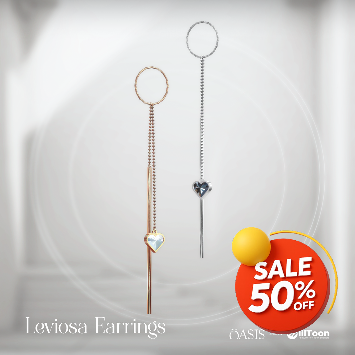 OFF Leviosa Earrings 「EDEN Oasis」 - EDEN Oasis - BOOTH