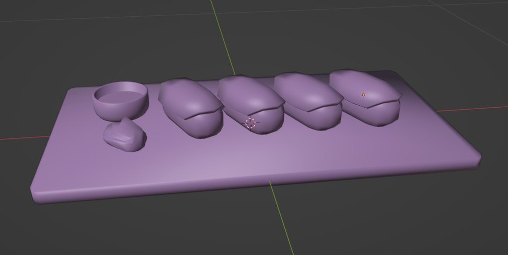 VRChat Props Sushi - Dragon Bear Model - BOOTH