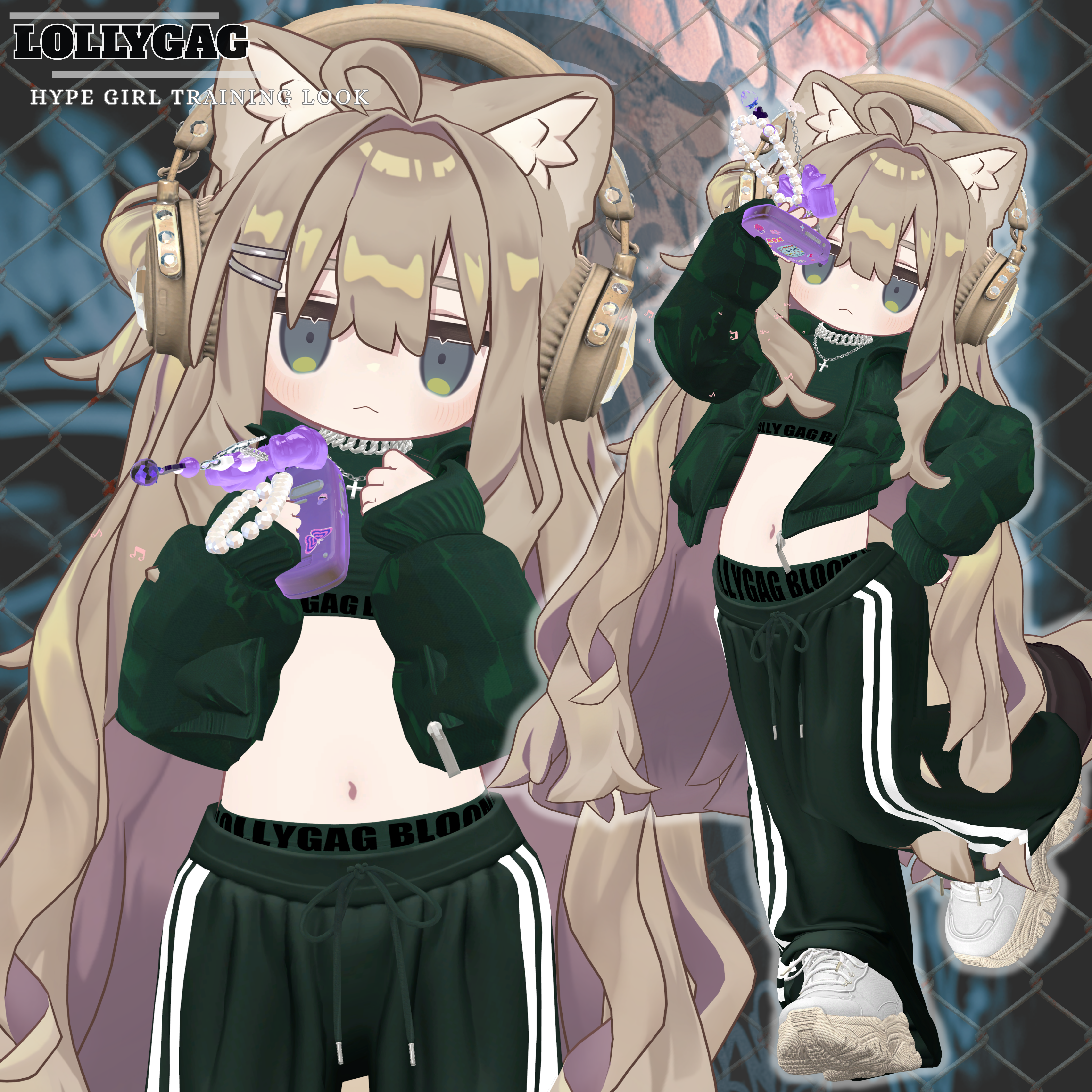 🎀SALE 30％🎀Hype Girl Training Look - Lollygag bloom - BOOTH