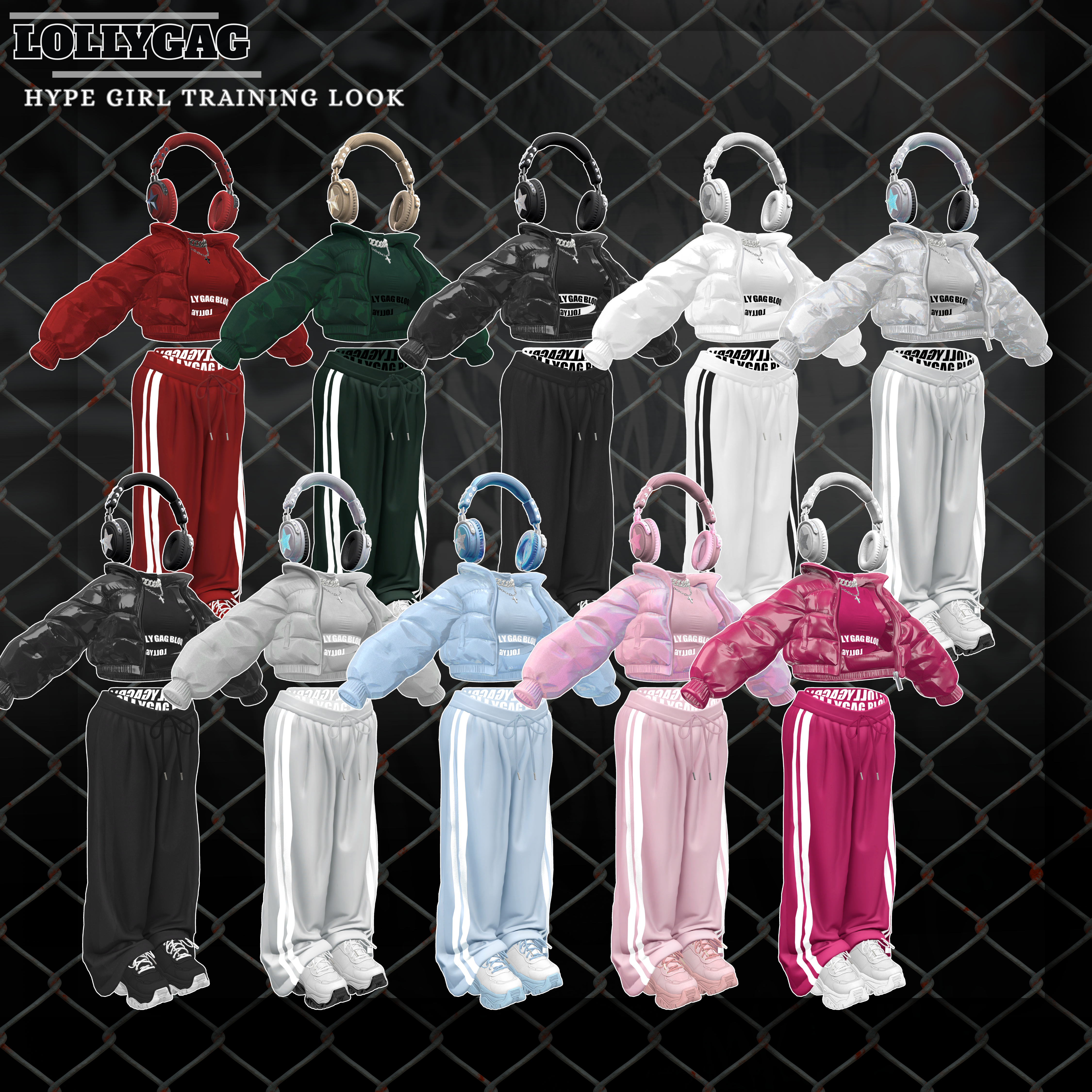 🎀SALE 30％🎀Hype Girl Training Look - Lollygag bloom - BOOTH