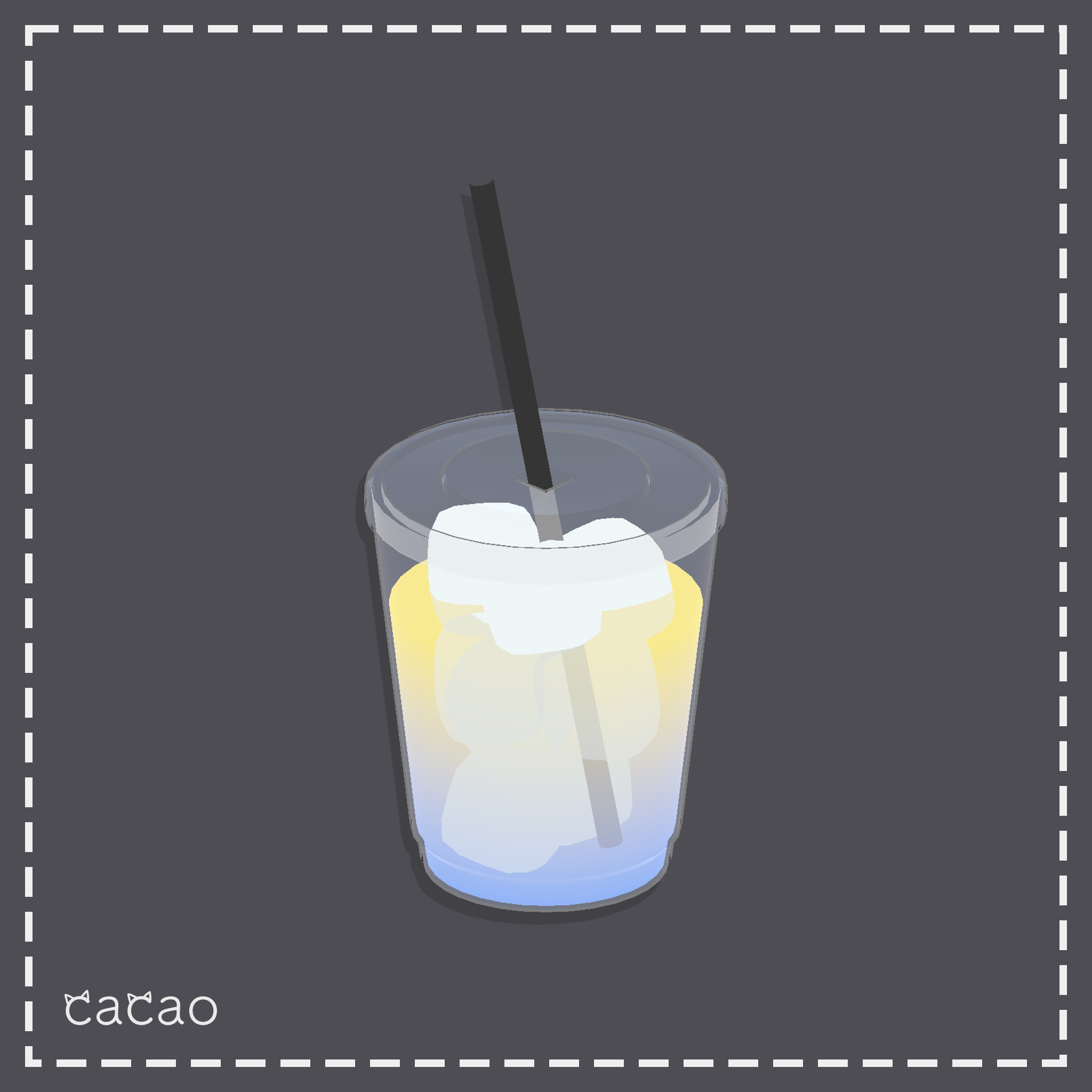 ドリンクカップギミック | DrinkCup Gimmick - cacao - BOOTH