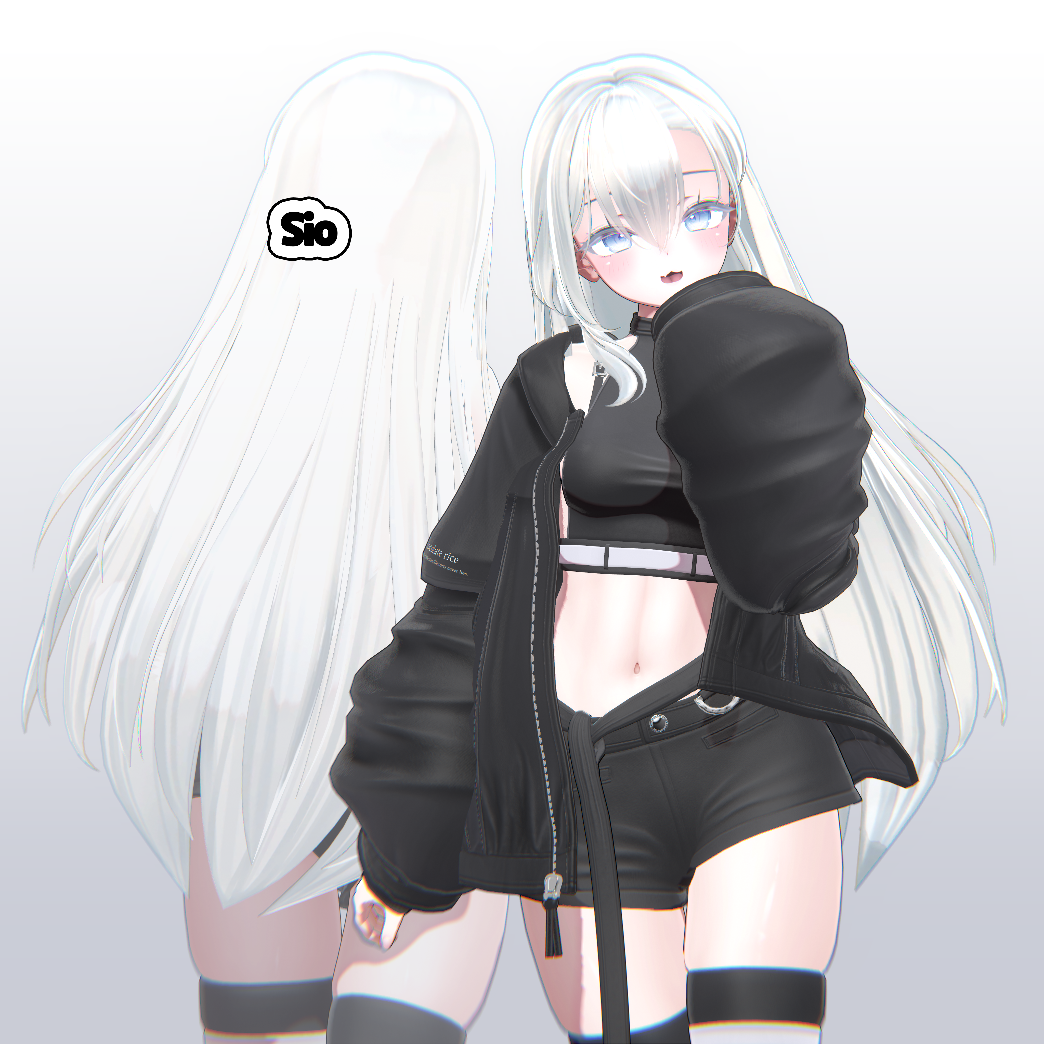 Long hair 【VRC Hair】【12アバター対応】 - Haaru - BOOTH