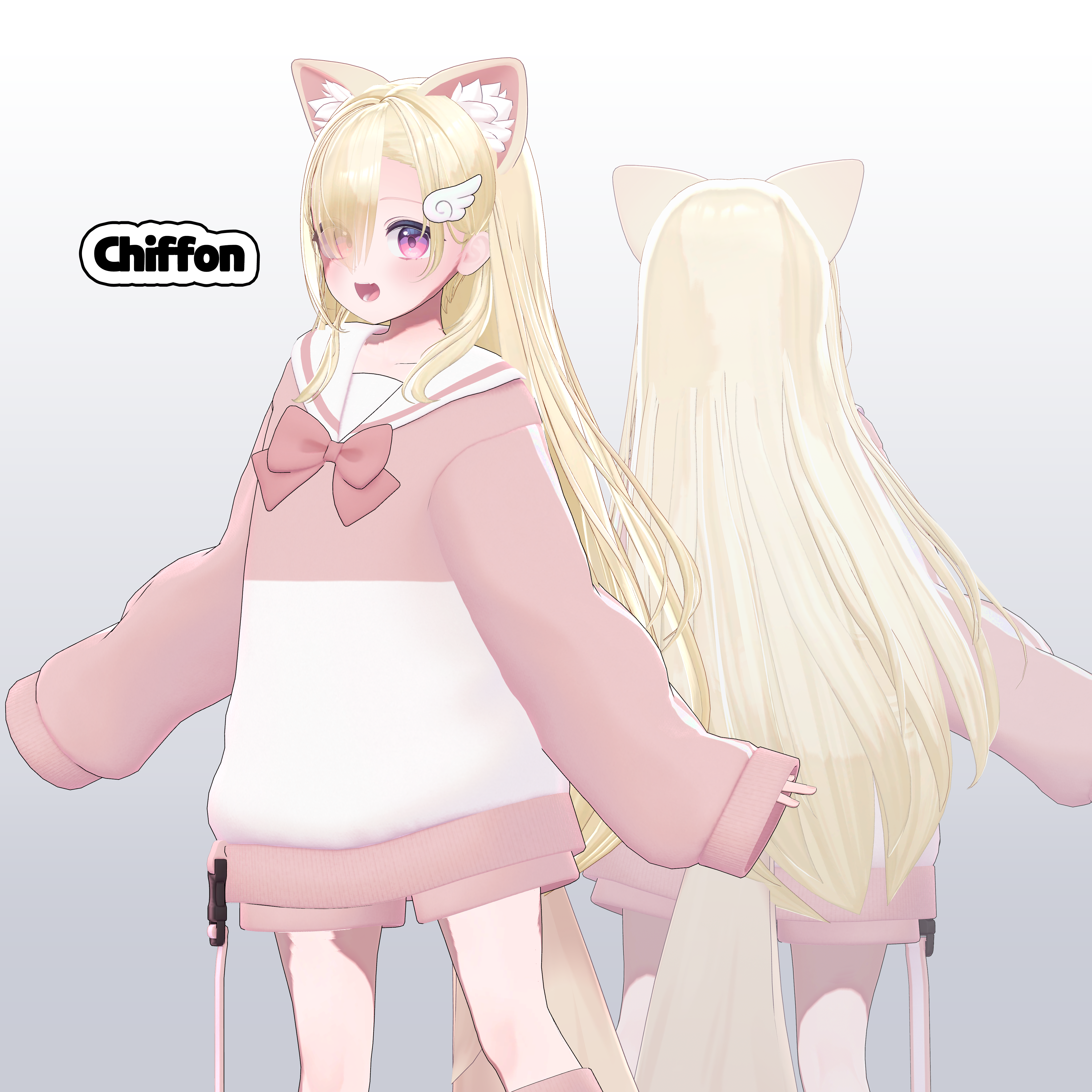 Long hair 【VRC Hair】【12アバター対応】 - Haaru - BOOTH