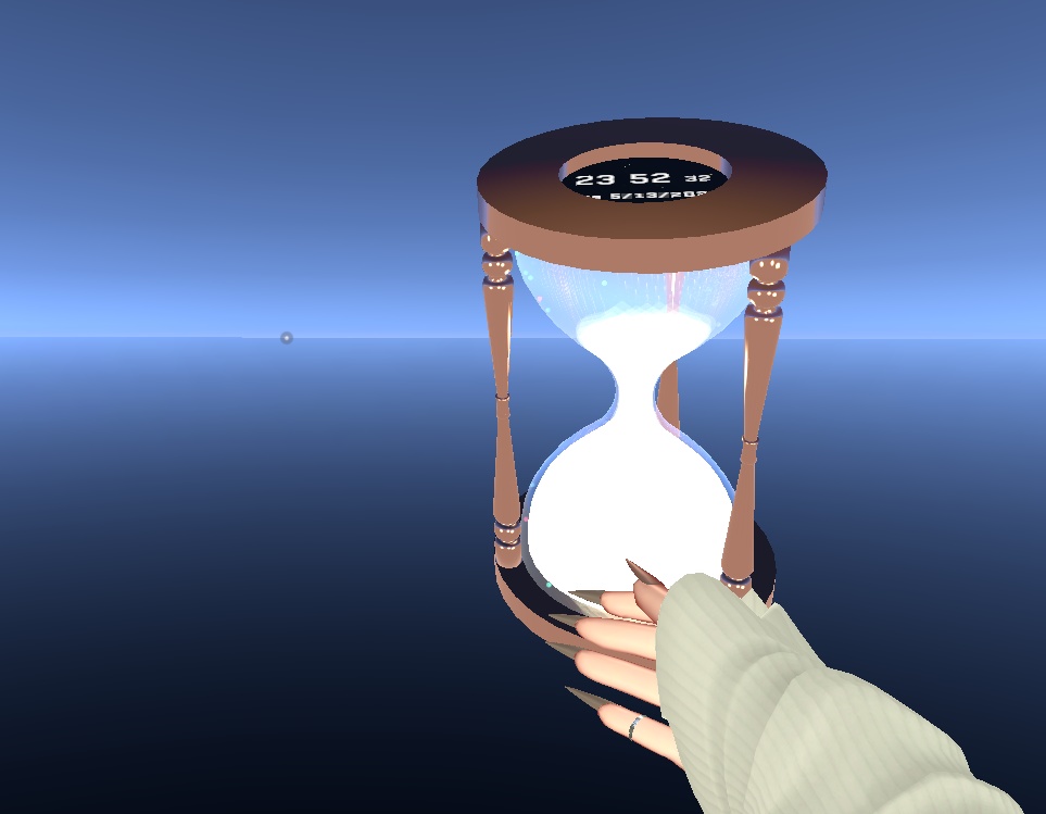 Interactable Hourglass Prop 【VRChat】 - MagicalVR - BOOTH