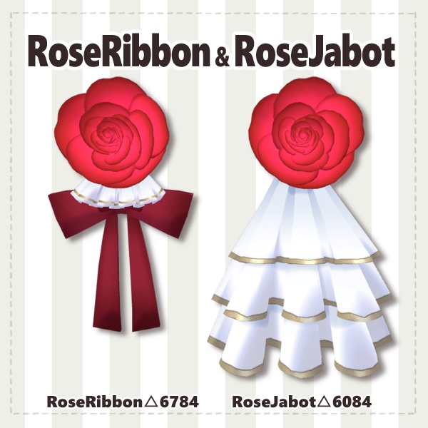 Rose Ribbon＆Jabot【PB対応】 - SaltyMade - BOOTH