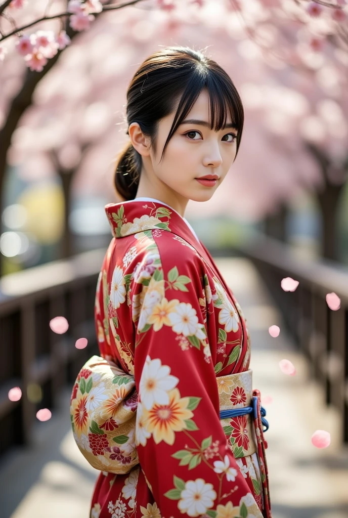 春風に舞う – 花と和装美人 Vol.1（15枚収録・AIポートレート） - fujikko0604 - BOOTH